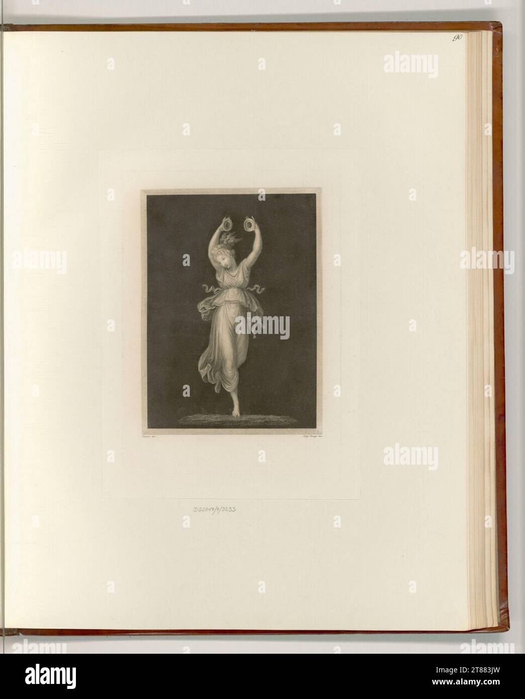 Luigi Cunego (Engraver) Dancer with Zimbel. Copper engraving, etching ...