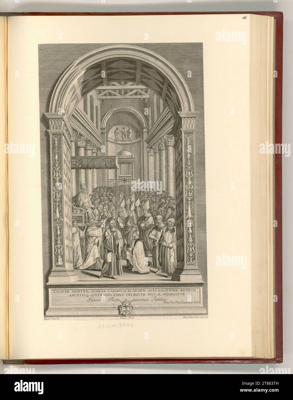 Raimondo Faucci (Engraver) After the frescoes of the Piccolomini ...