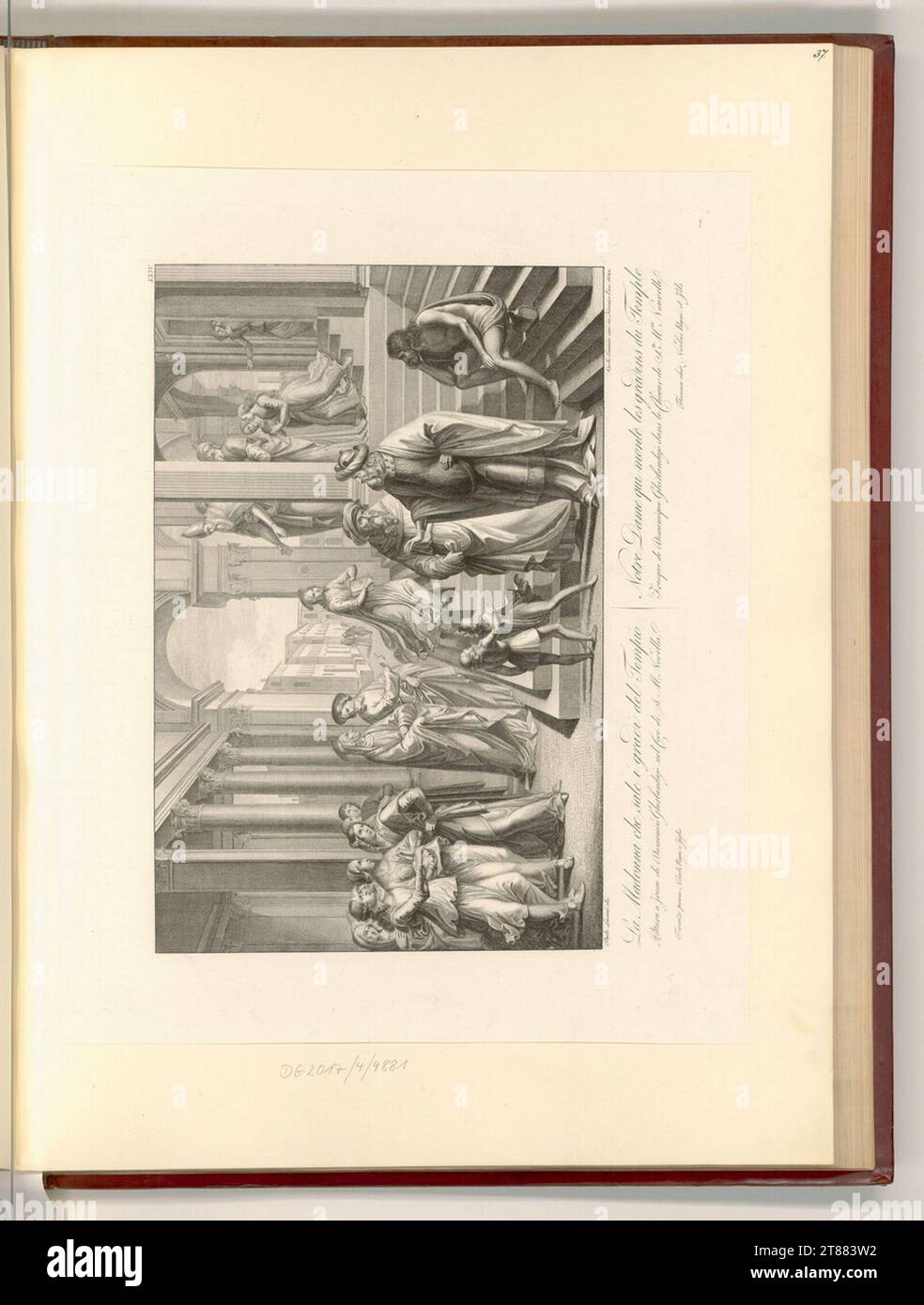 Carlo Lasinio (Engraver) Tempelgang Mary. Copper engraving, etching ...