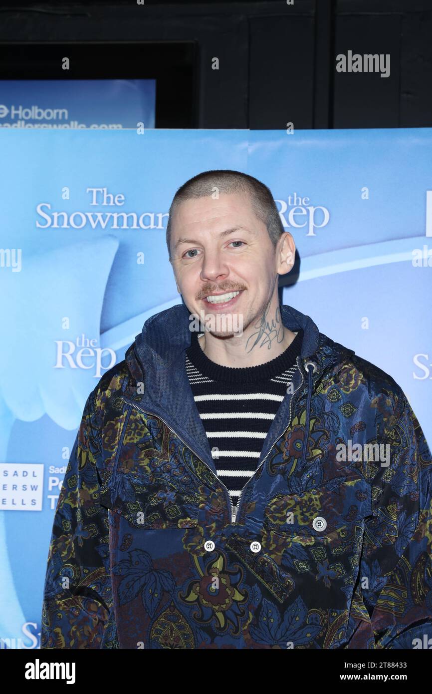London, UK. 18th Nov 2023. Professor Green attends The Snowman VIP ...