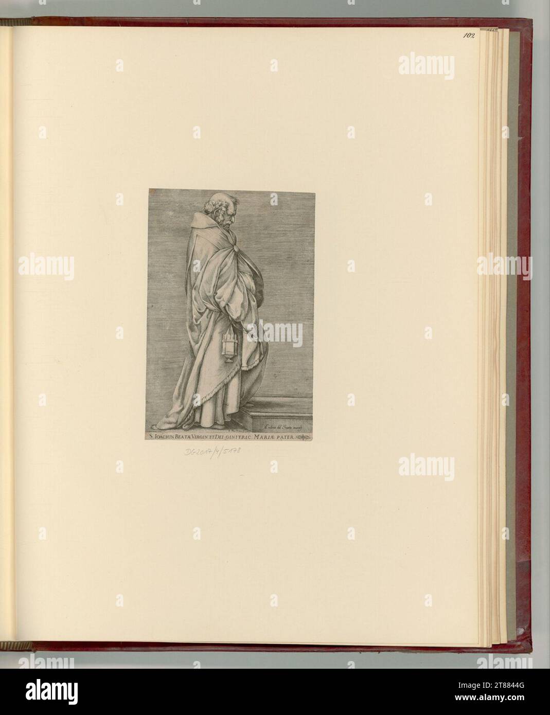 unbestimmt (Engraver) Holy Joachim. Copper engraving print 1580 , 1580 ...