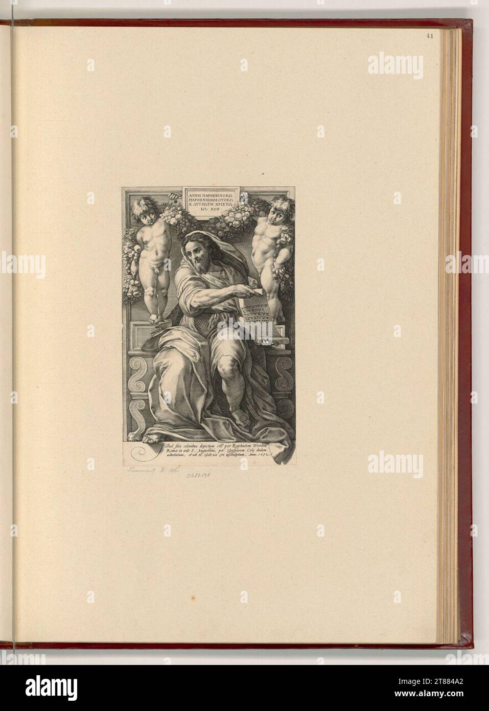 Hendrick Goltzius (Engraver) Isaias. Copper engraving, etching 1592 ...
