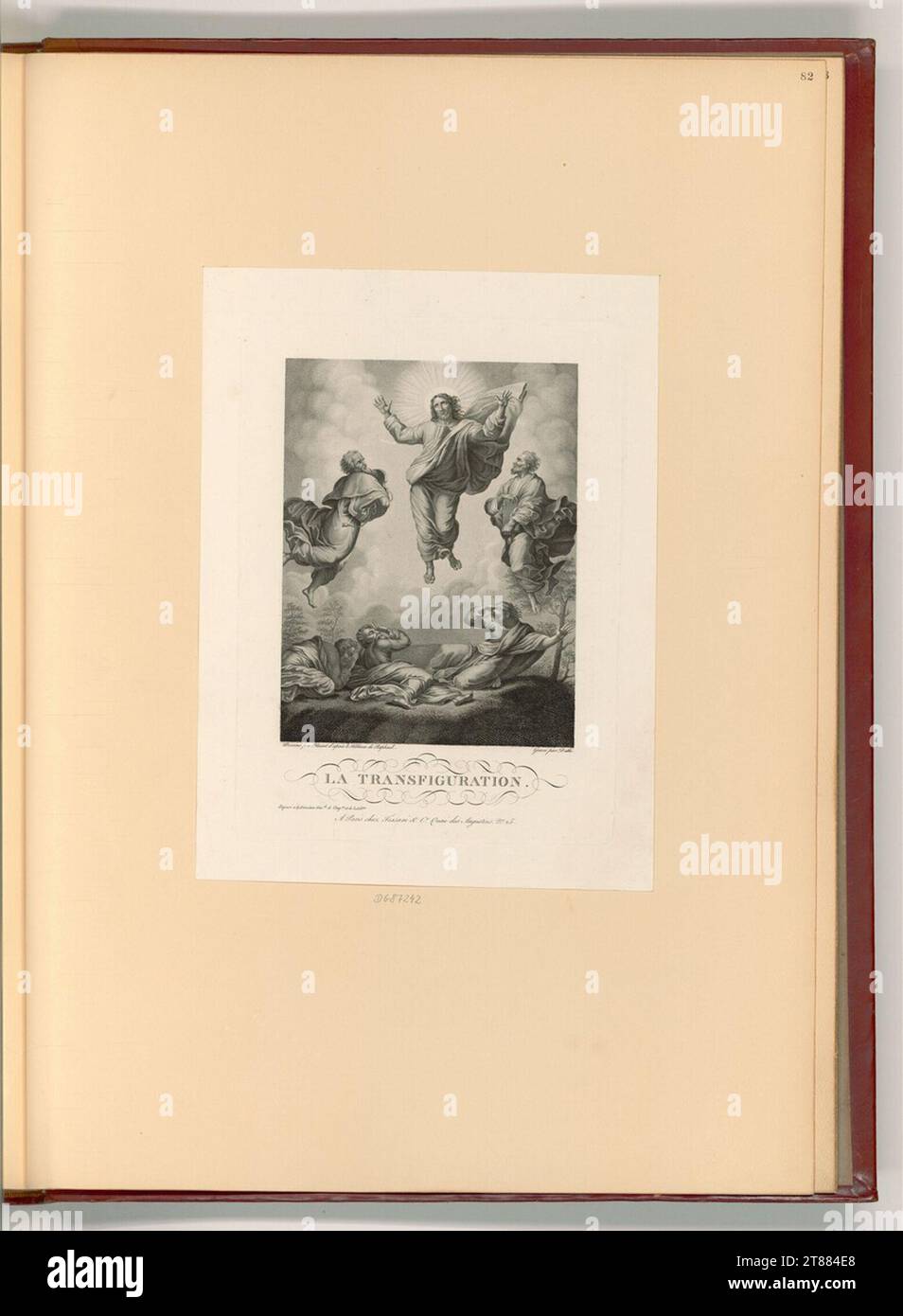 Duthé (Engraver) Die Transfiguration Christi. Dotier manner, etching ...