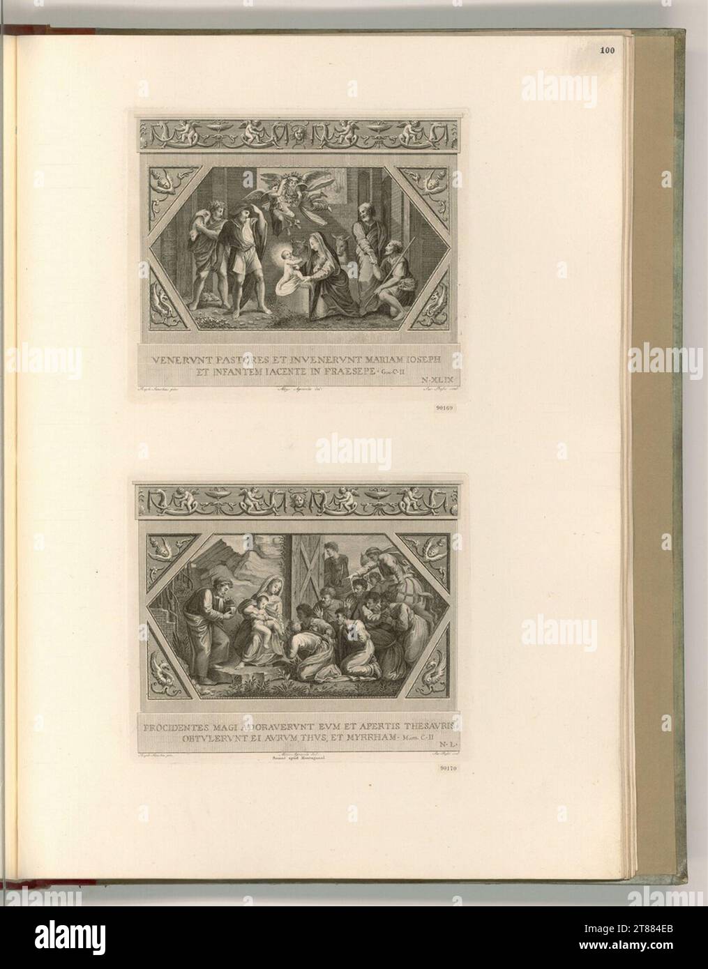 Jac. Bossi (Engraver) New Testament (Raffael Bible). Copper engraving ...