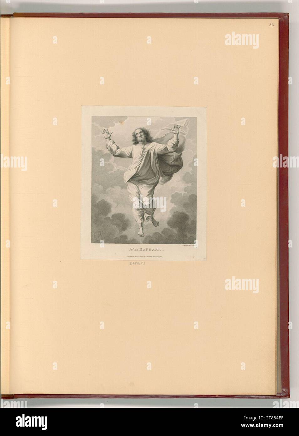 Thomas Trotter (Engraver) Die Transfiguration Christi. Copper engraving ...