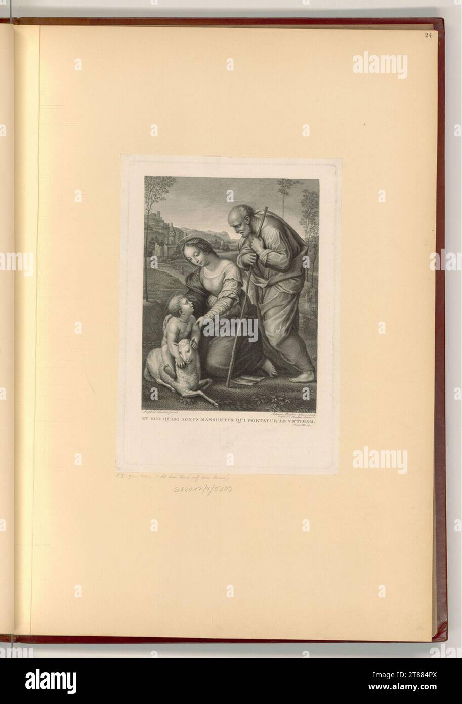Antonio Morghen (Engraver) Holy family with the child of Jesus on the ... Antonio Morghen (Engraver) Holy family with the child of Jesus on the ...