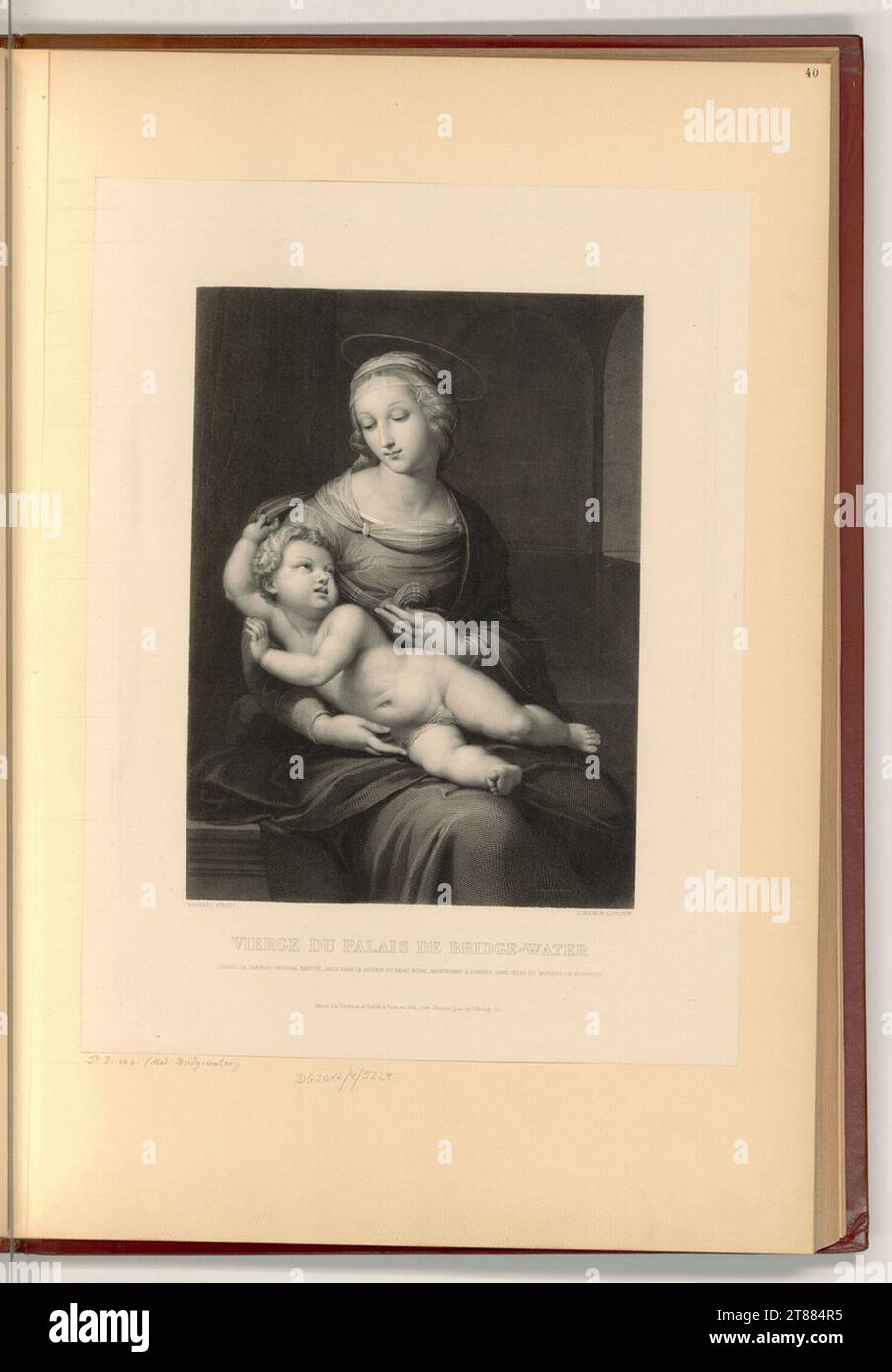 Constant Louis Antoine Lorichon (Engraver) Virgin of the Bridge-Water ...