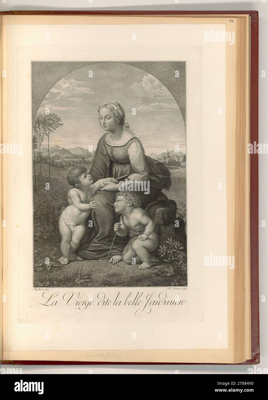 Sebastian Lovison (Engraver) Madonna gen. The beautiful gardener ...