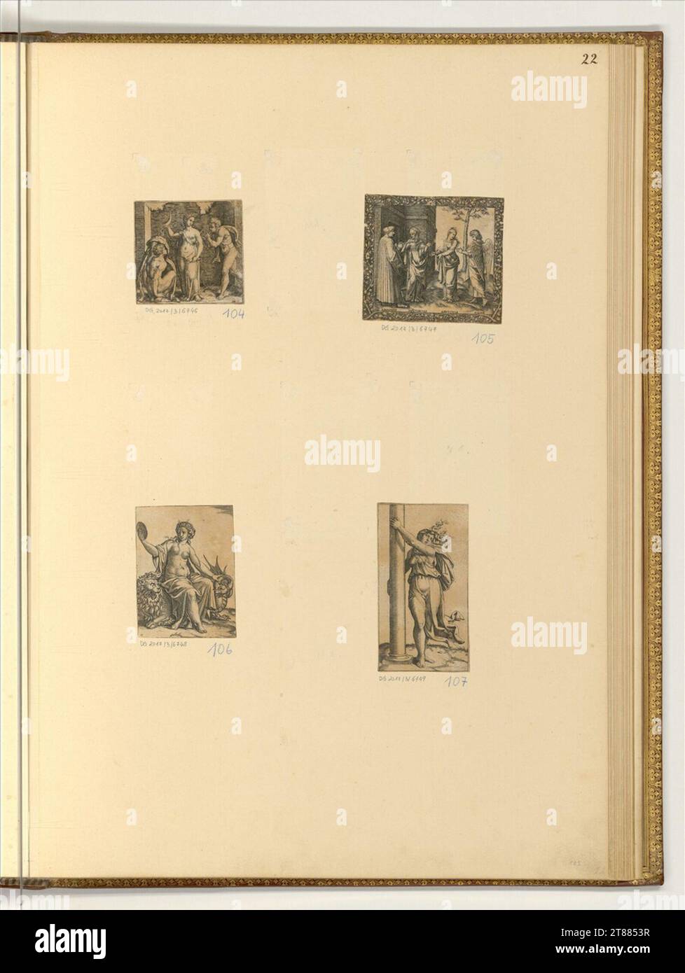 Marcantonio Raimondi (An der Entstehung Beteiligte r) Woman with a ...