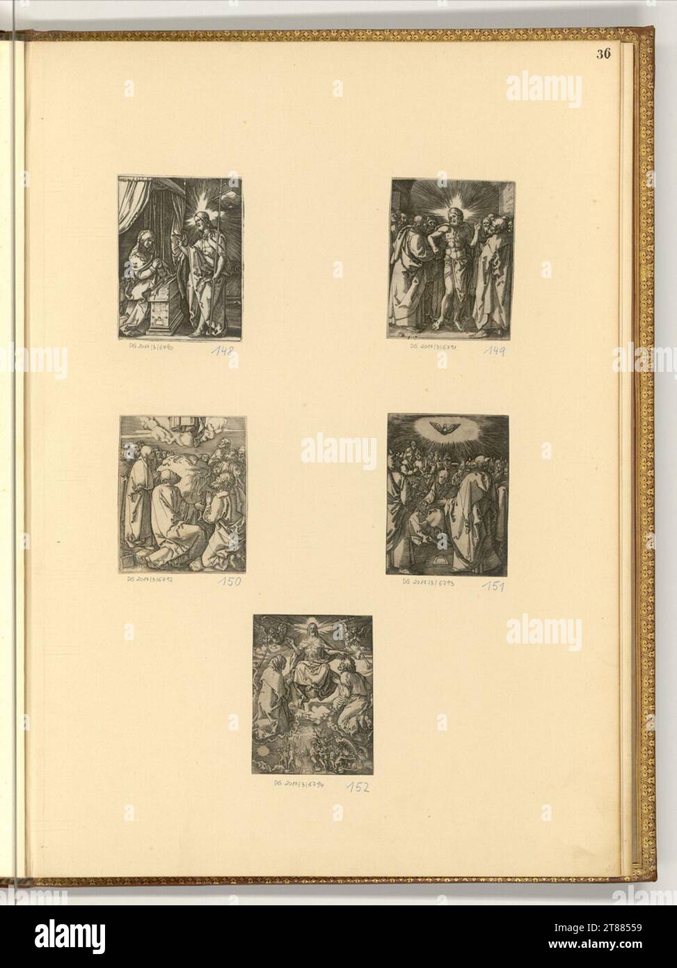 Marcantonio Raimondi (An der Entstehung Beteiligte r) Christ appears to ...
