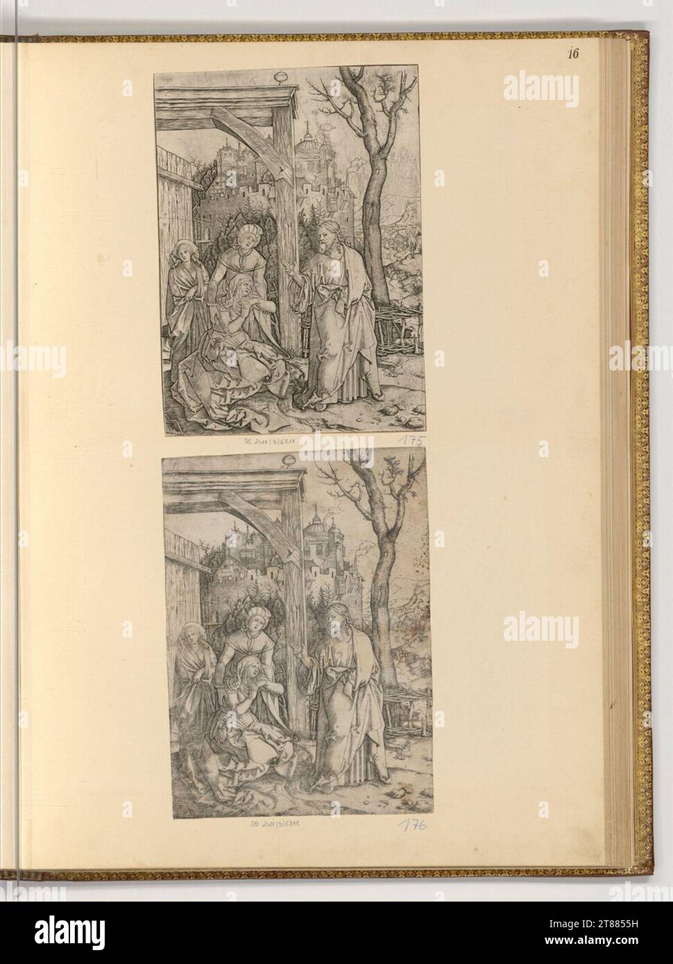 Marcantonio Raimondi (Engraver) Christ said goodbye to his mother ...