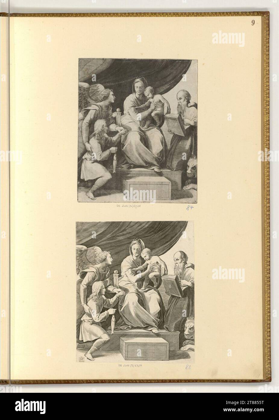 Marcantonio Raimondi (An der Entstehung Beteiligte r) The Madonna with ...