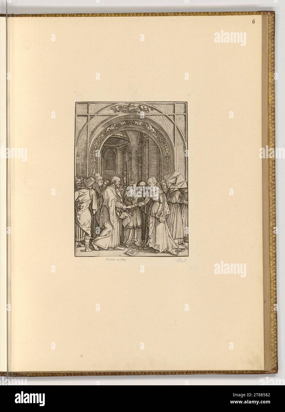 Marcantonio Raimondi (Engraver) Marriage of Mary. Copper engraving ...