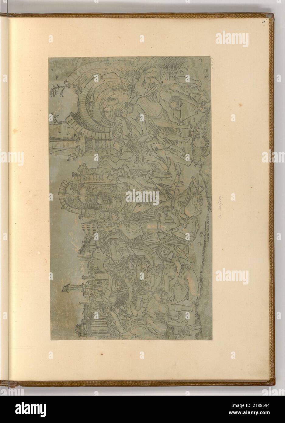 Monogrammist NDB The child murder of Bethlehem. Clair OBSCUR woodcut of ...