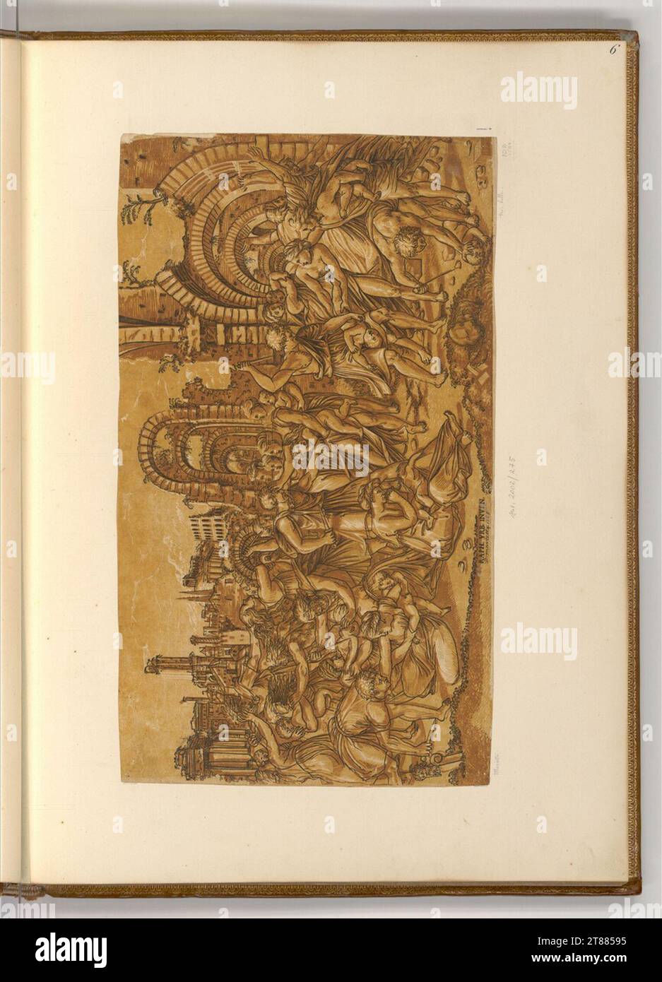 Monogrammist NDB The child murder of Bethlehem. Clair OBSCUR woodcut of ...