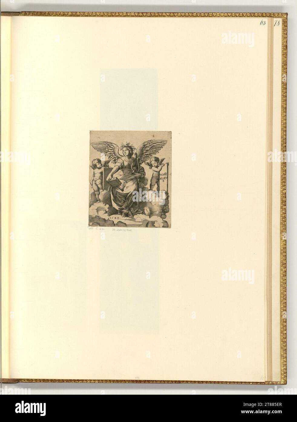 Marcantonio Raimondi Poetry. Copper engraving; etching 16. - 17 Century ...