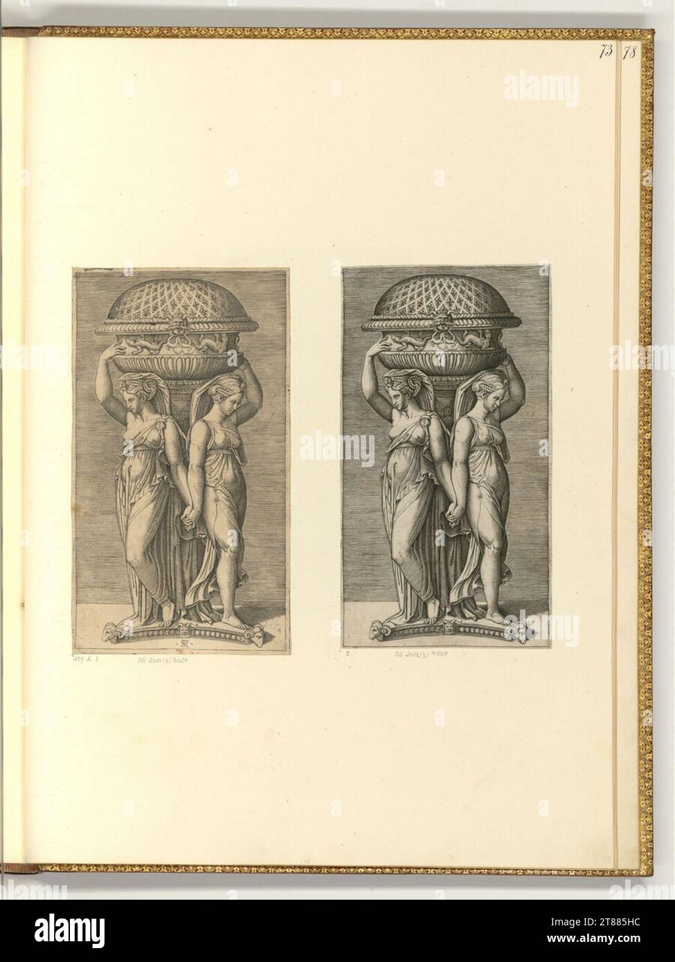 Marcantonio Raimondi The Cassolette. Copper engraving; etching 16. - 17 ...