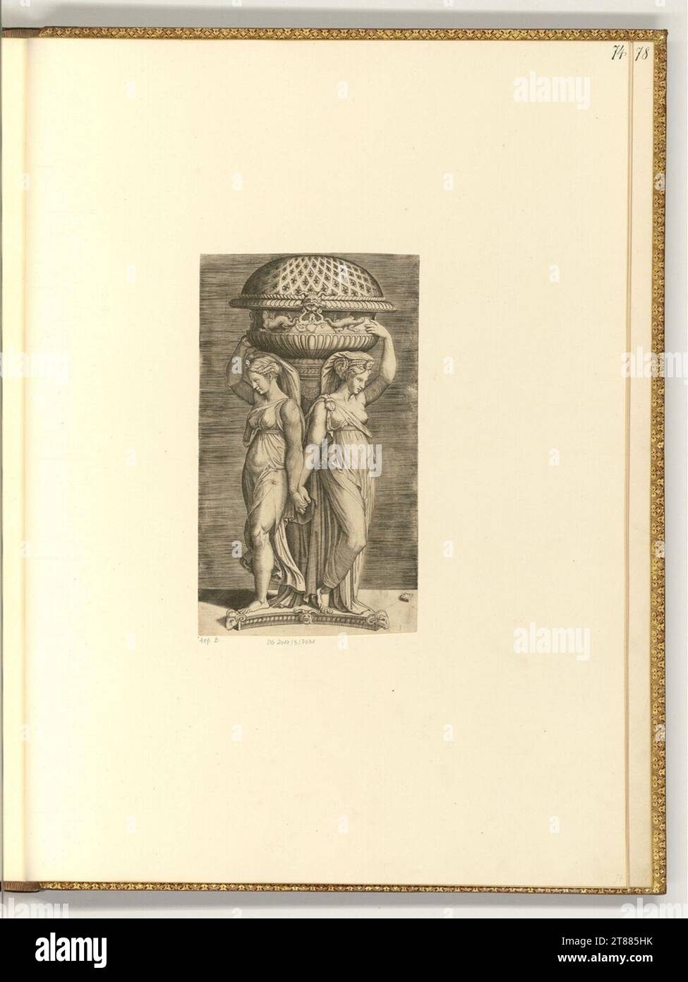 Marcantonio Raimondi The Cassolette. Copper engraving; etching 16. - 17 ...