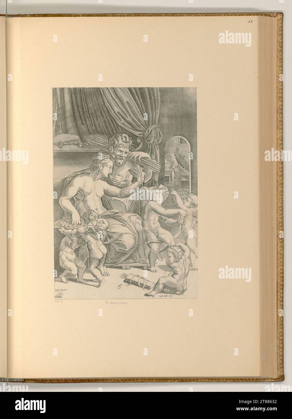 Agostino Veneziano (An der Entstehung Beteiligte r) Venus and vulcanus ...