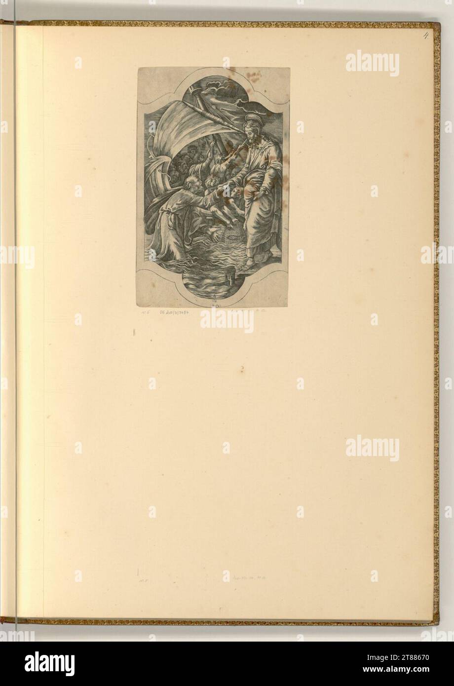 Georges Reverdy (Engraver) Appeal of St. Peter. Copper engraving print ...