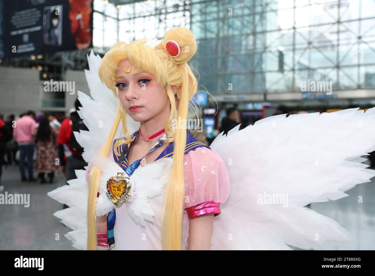 Cosplayers Julian and Emily from Long Island are dressed as Tuxedo Mask ...