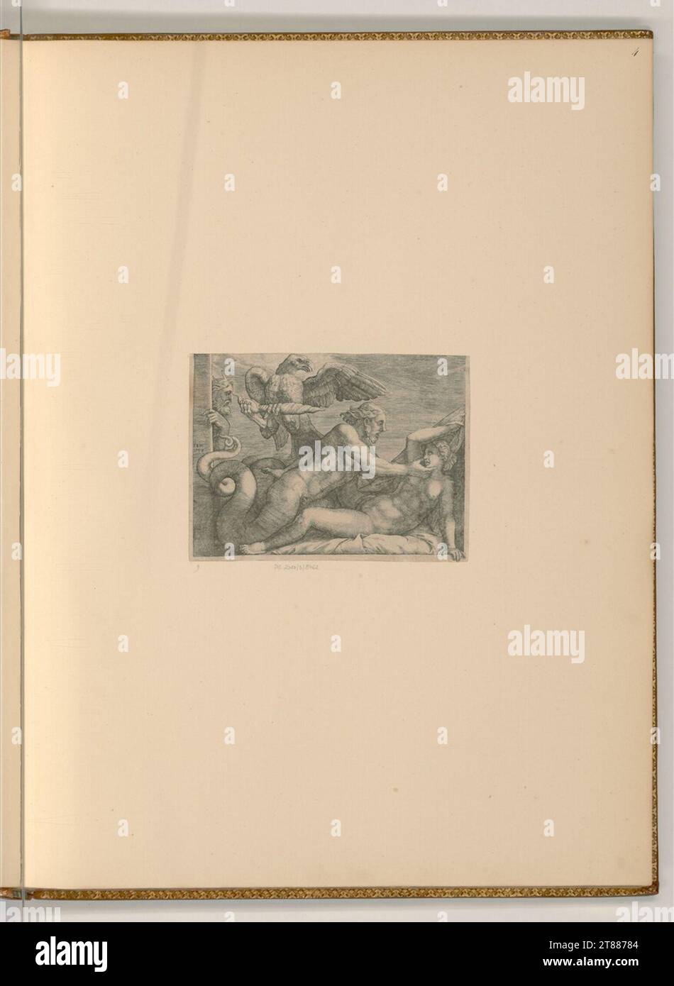 Giovanni Battista Scultori (Engraver) Jupiter changed into a serpent ...