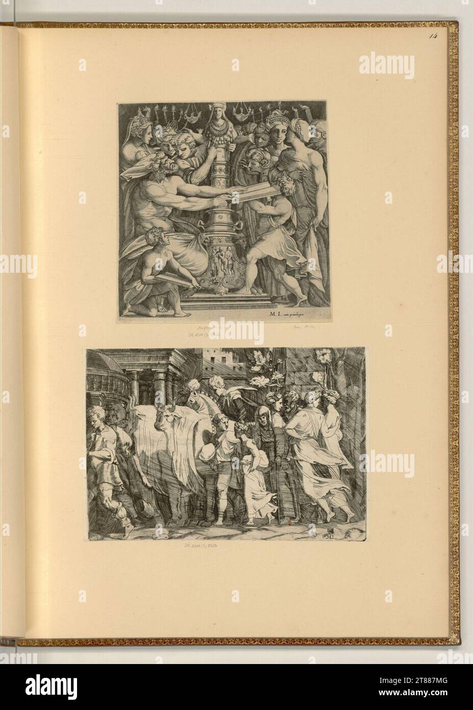 Michele Greco (Engraver) Various representations. Copper engraving ...