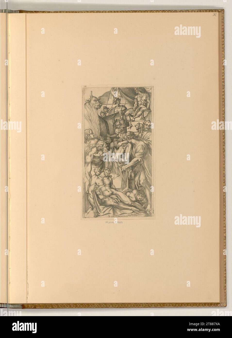 Giovanni Battista Cavalieri (Engraver) Martyrdom of St. Eustachius and ...
