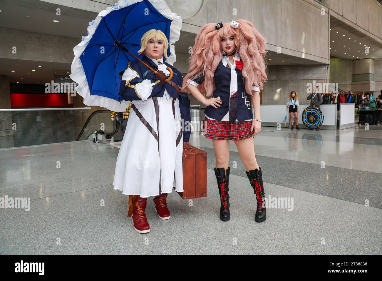 Cosplayers River and Cosplayer Sophia from New Jersey is dressed as ...