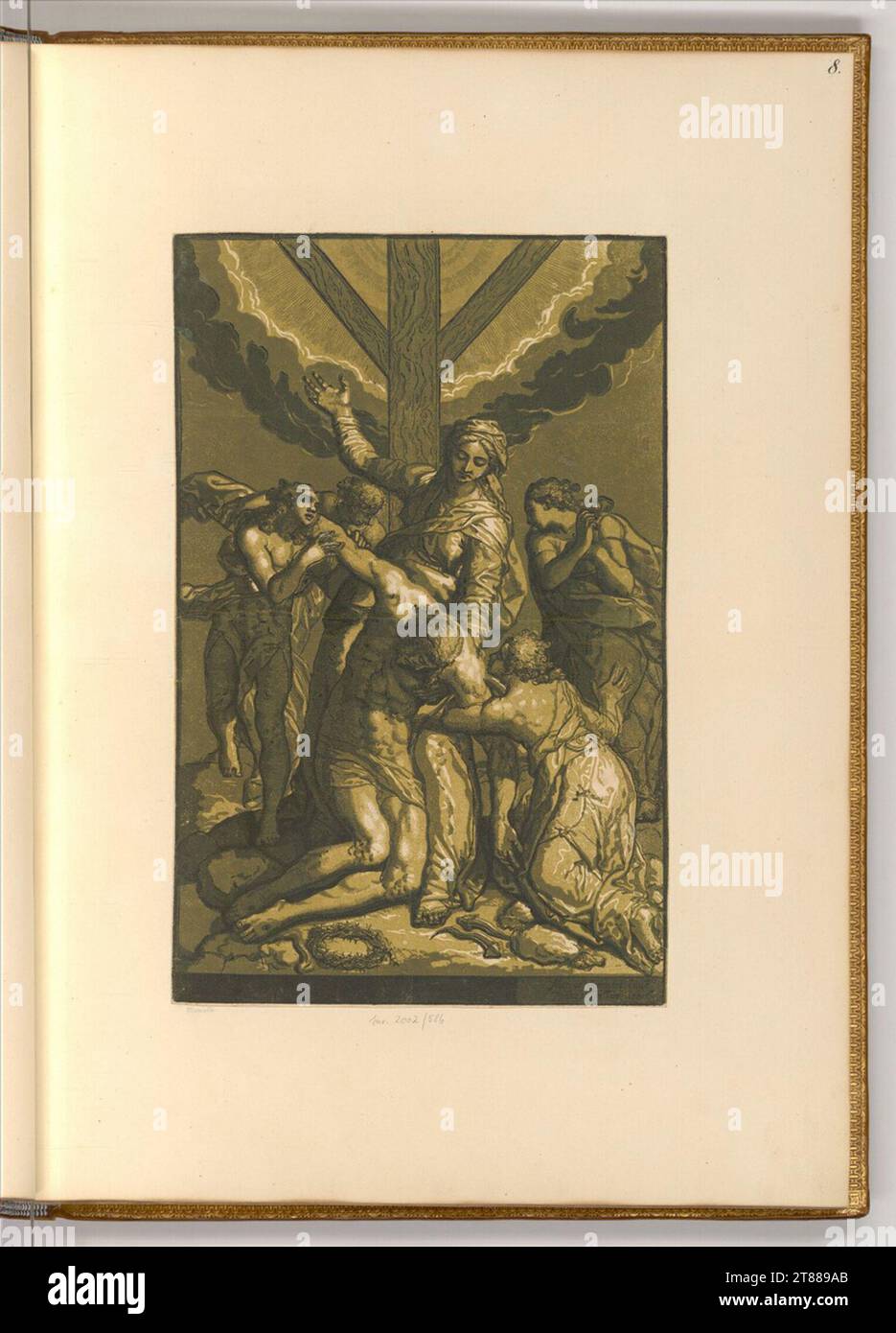 Giovanni Gallo The civilization of Christ. Clair obscur woodcut in four ...