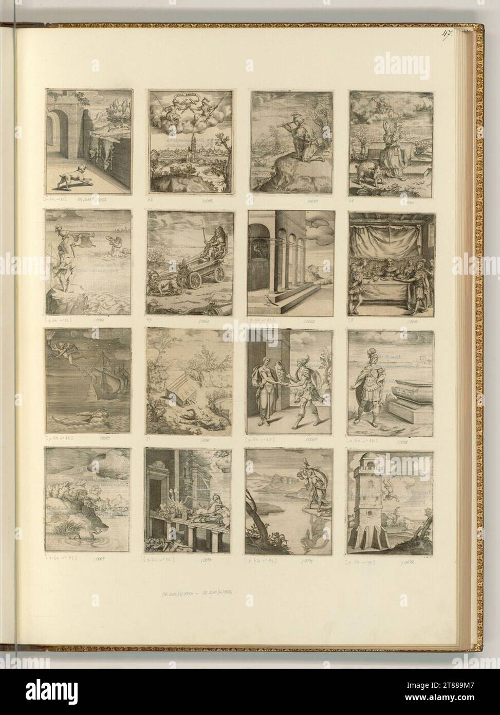 Oliviero Gatti (Engraver) Paul Maccii slogans. Copper engraving print ...