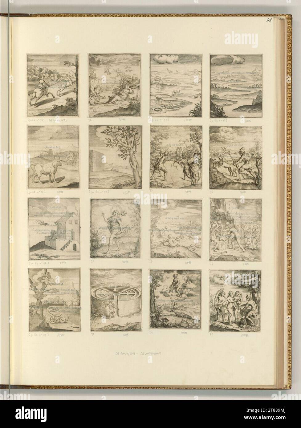 Oliviero Gatti (Engraver) Paul Maccii slogans. Copper engraving print ...