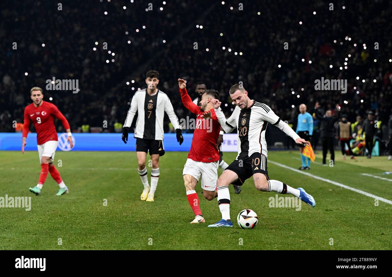 Berlin, Germany. 19th Nov, 2023. Soccer: International match, Germany ...