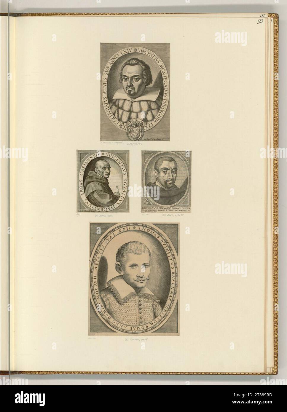 Giovanni Battista Coriolani (Engraver) Portraits. Copper engraving ...