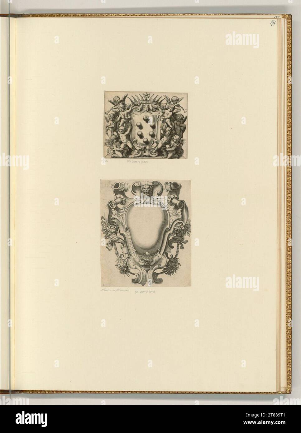 Giovanni Battista Coriolani (Engraver) Coat of arms of the Medici; Coat ...