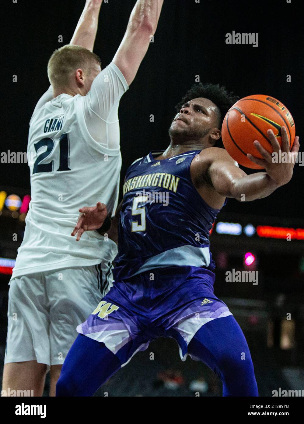 November 17 2023 Las Vegas, NV U.S.A. Washington guard Sahvir Wheeler ...