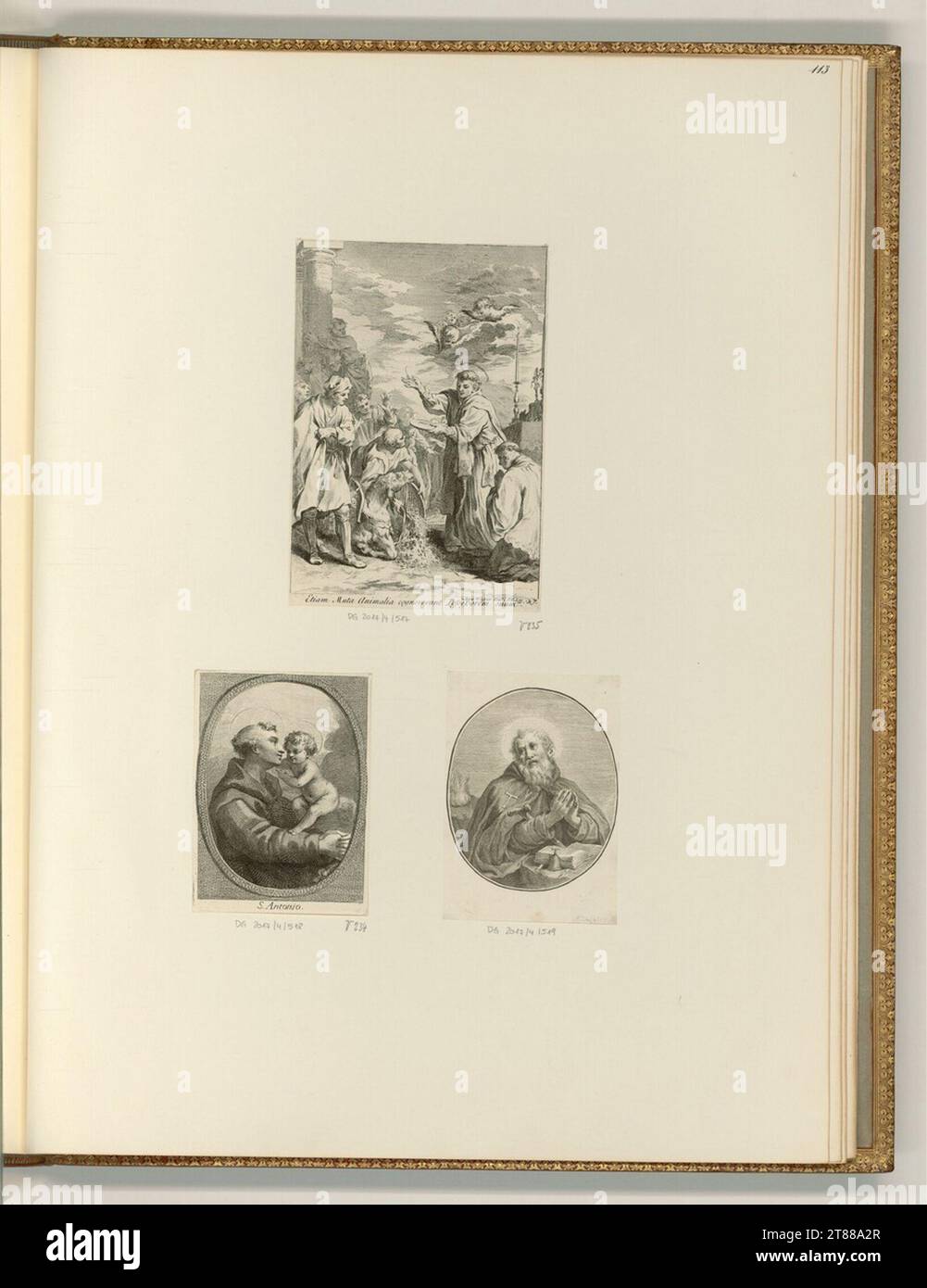 Francesco Bartolozzi (Engraver) Saint. etching 1748-1815 , 1748/1815 Stock Photo - Alamy