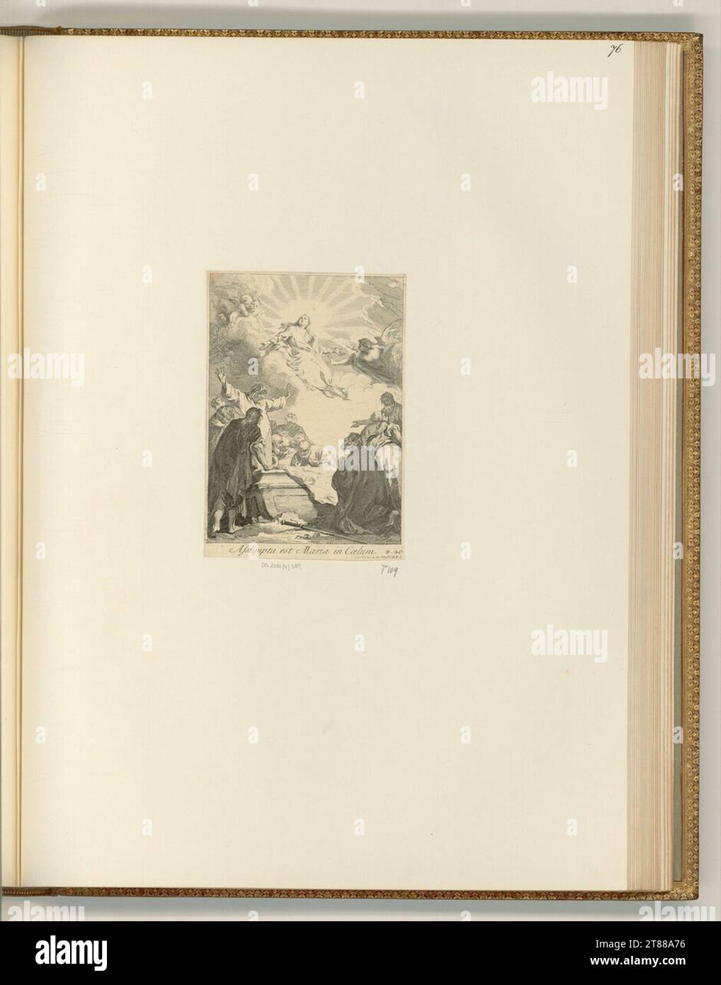 Francesco Bartolozzi (Engraver) Mary in the sky. etching 1748-1815 , 1748/1815 Stock Photo - Alamy