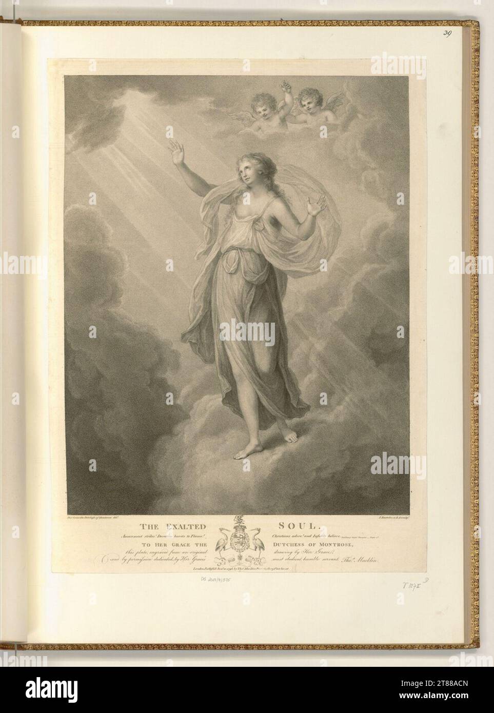 Francesco Bartolozzi (Engraver) Allegorical representation, the sublime ...
