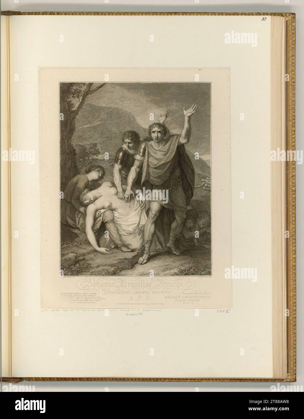 Francesco Bartolozzi (Engraver) Wood of the viriatus. Etching, copper ...