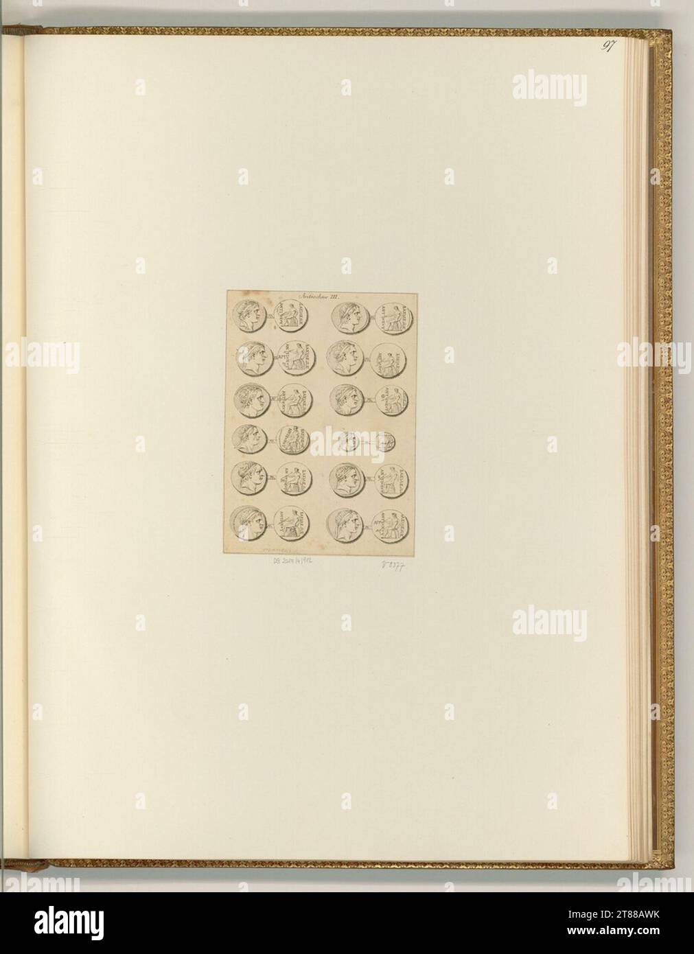 Francesco Bartolozzi (Engraver) Antiochus III. Coins. Etching, copper ...