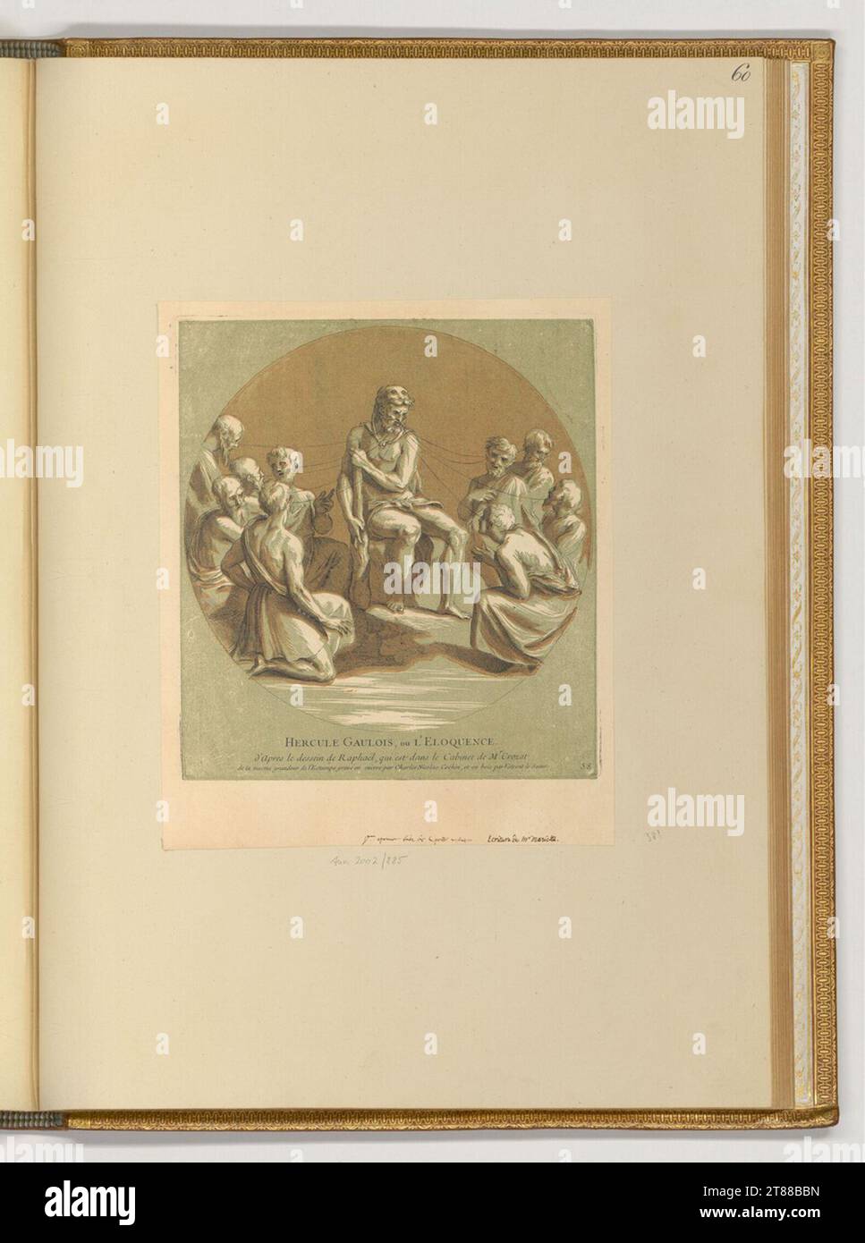 Charles Nicolas Cochin d.J. Hercules Gallic. Etching, woodcut 18 ...