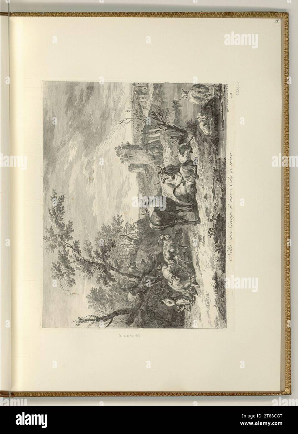 Francesco Bartolozzi (Engraver) In my flock the food park I find ...