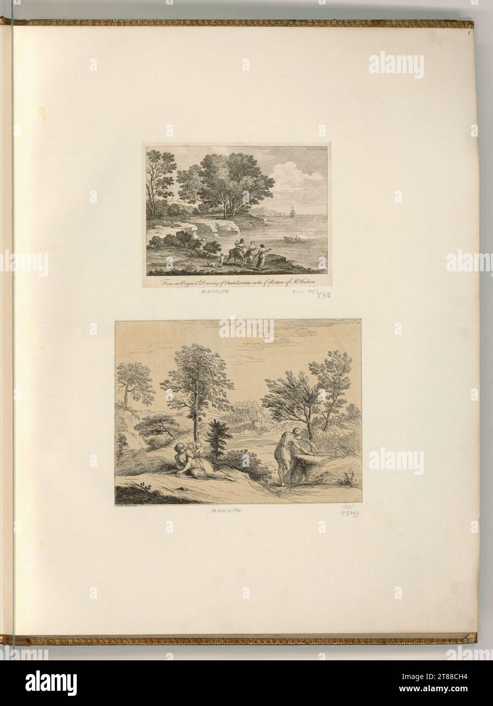 Francesco Bartolozzi (Engraver) Kidnapping of Europe; Landscape. etching 1748-1815 , 1748/1815 ...