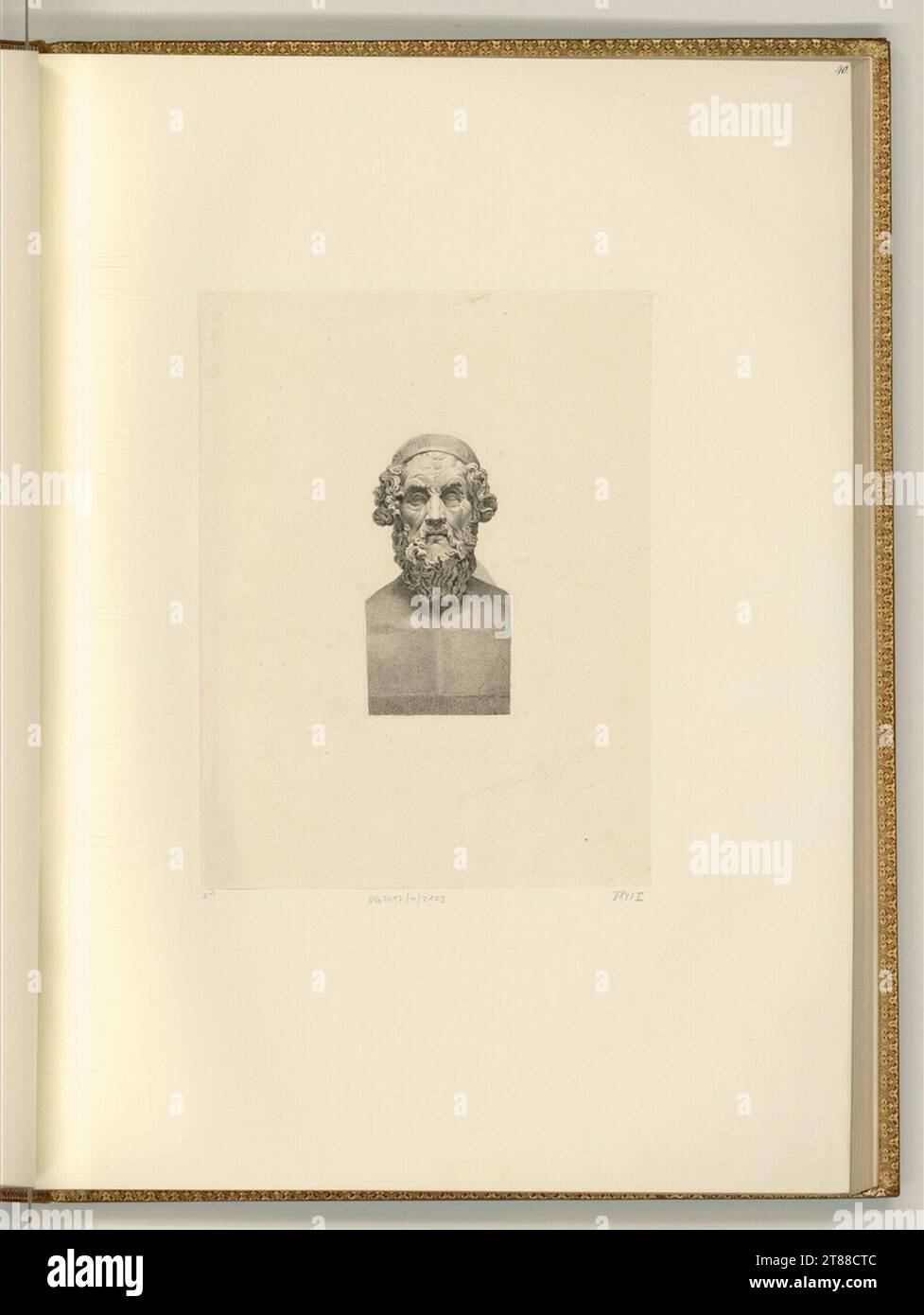 Francesco Bartolozzi (Engraver) Homer. Punctual 1780 , 1780 Stock Photo ...