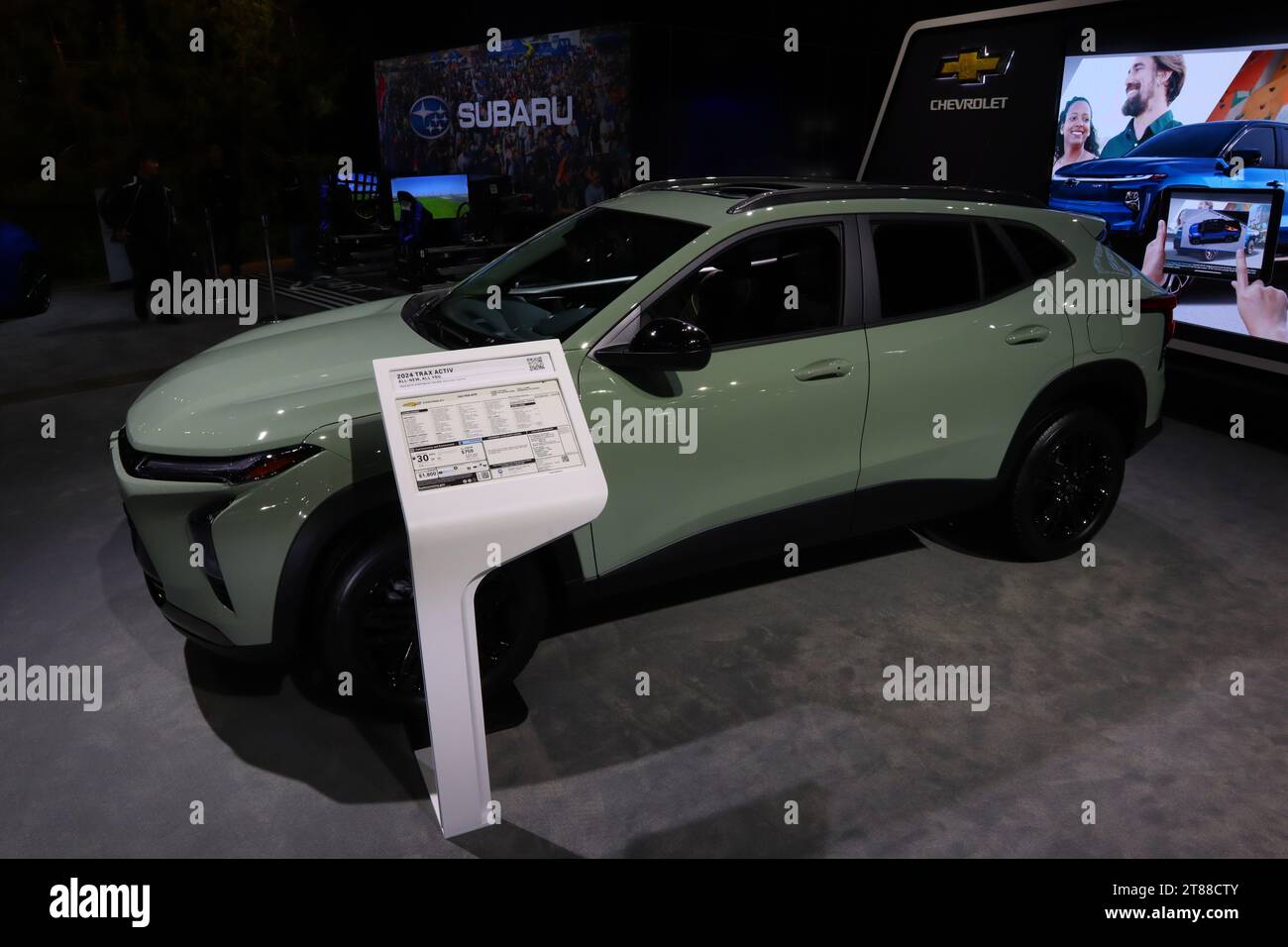 Los Angeles, California – November 17, 2023: CHEVROLET TRAX at 2023 Los ...
