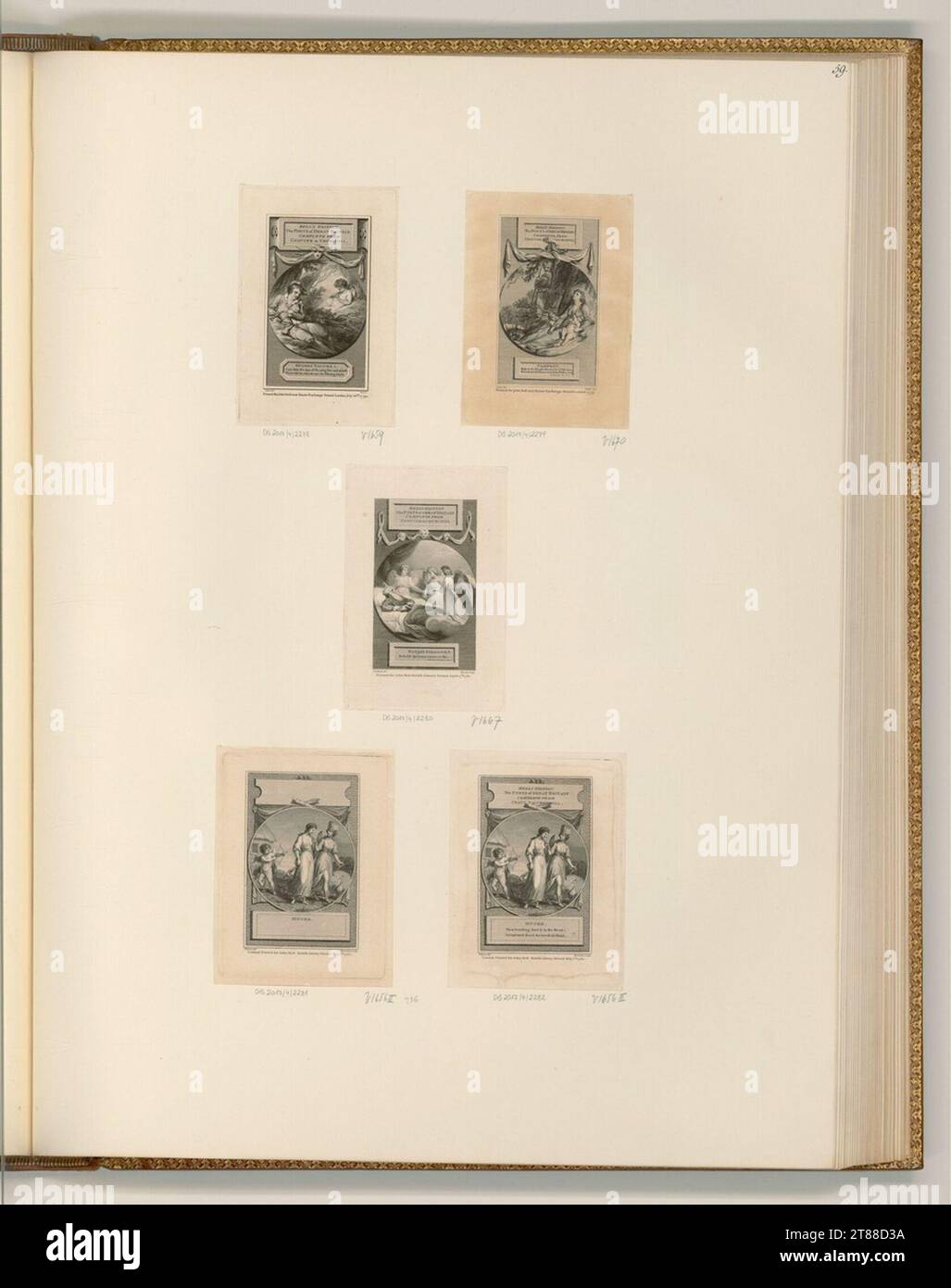 Francesco Bartolozzi (Engraver) Bell, John: The Poets of Great Britain ...