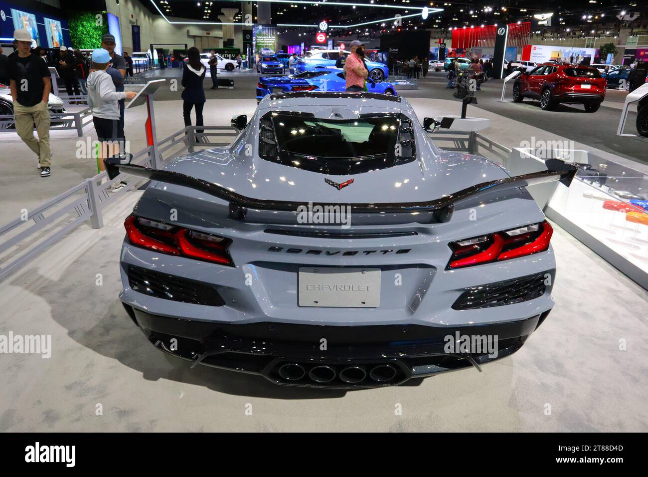 Los Angeles, California – November 17, 2023: CHEVROLET CORVETTE C8 Z06 ...