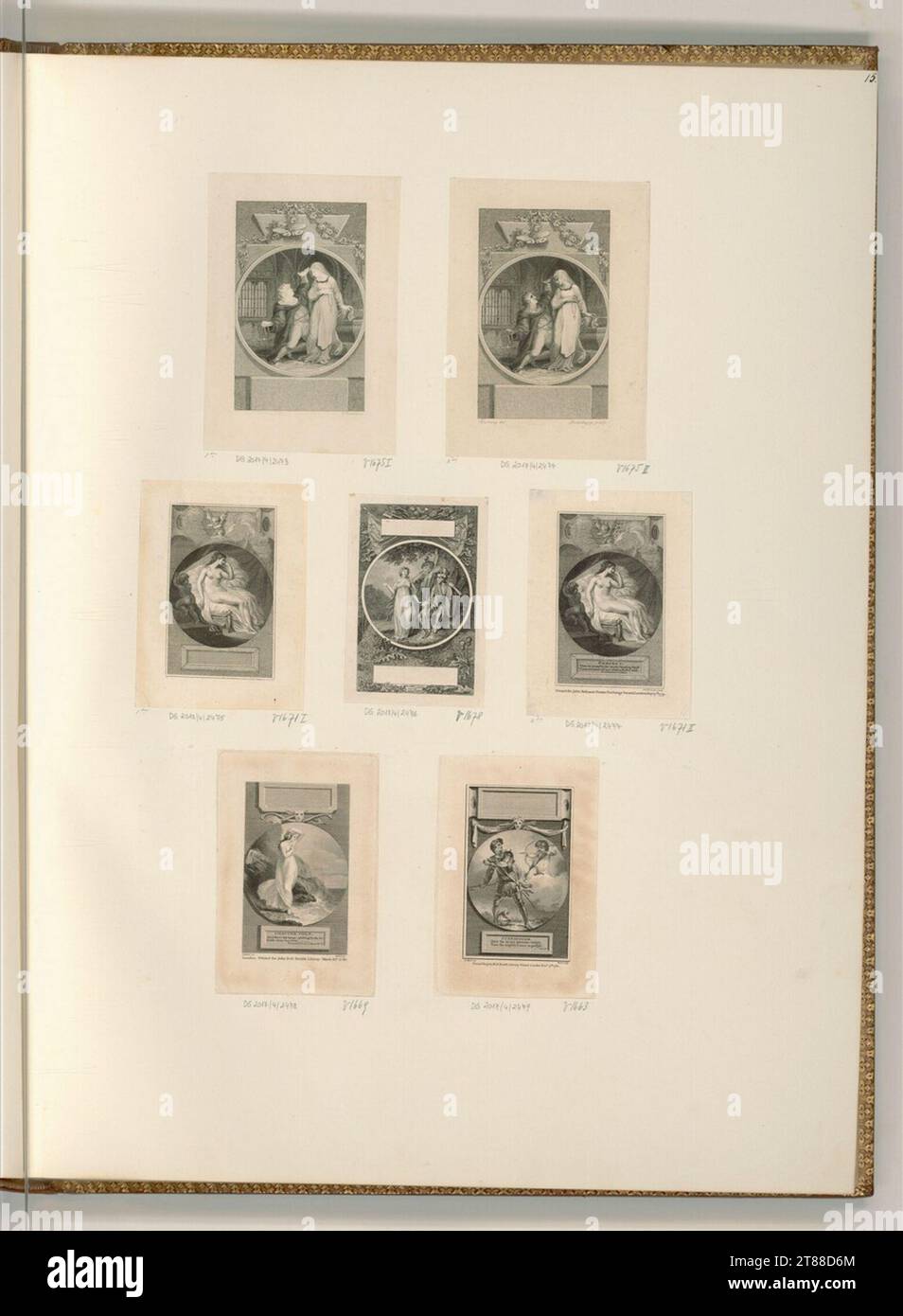 Francesco Bartolozzi (Engraver) Bell, John: The Poets of Great Britain ...