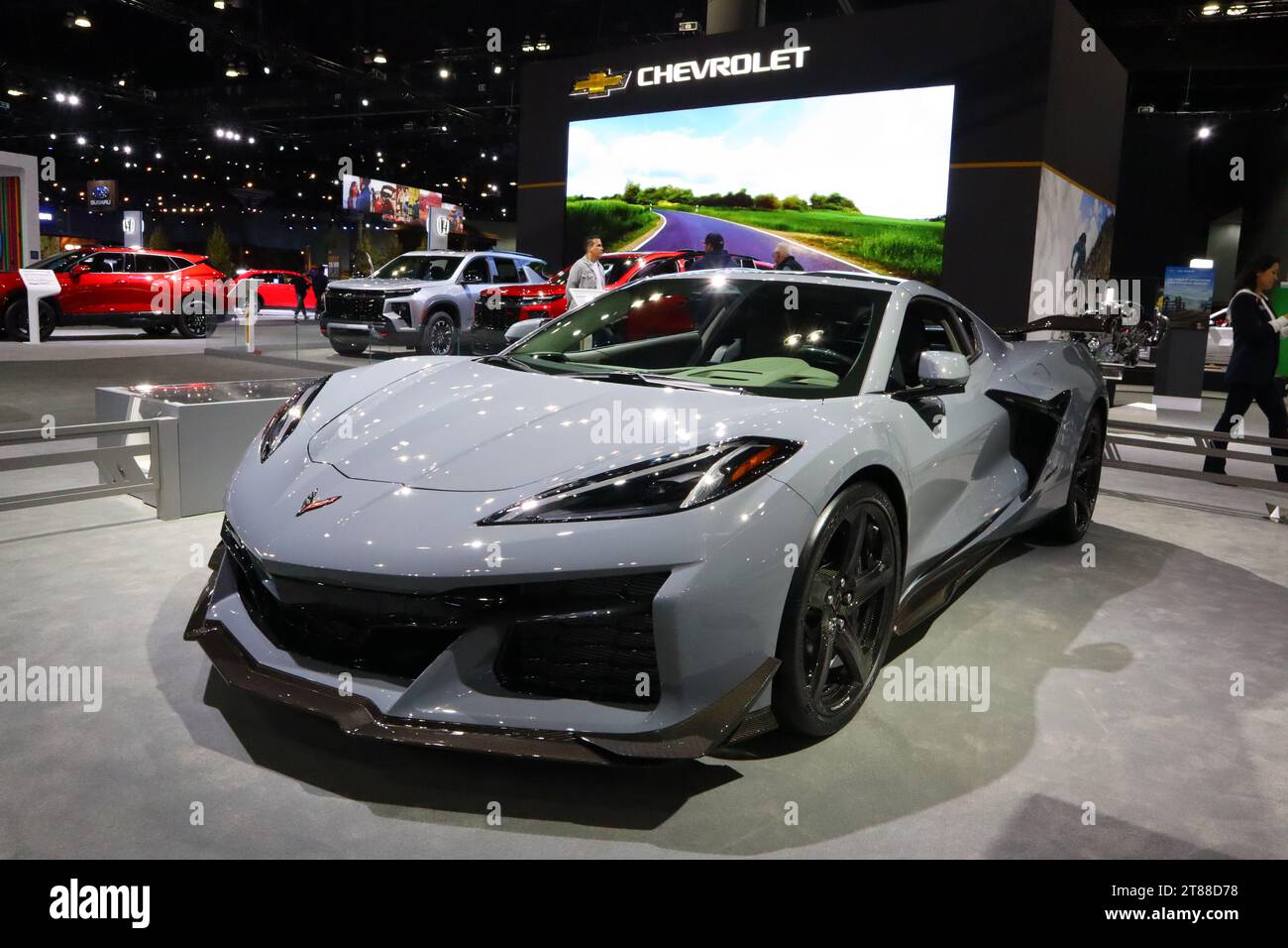 Los Angeles, California – November 17, 2023: CHEVROLET CORVETTE C8 Z06 ...
